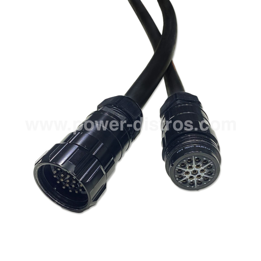 Multicore Power Cable – 19 Pin Connector Male to Female Cables ...