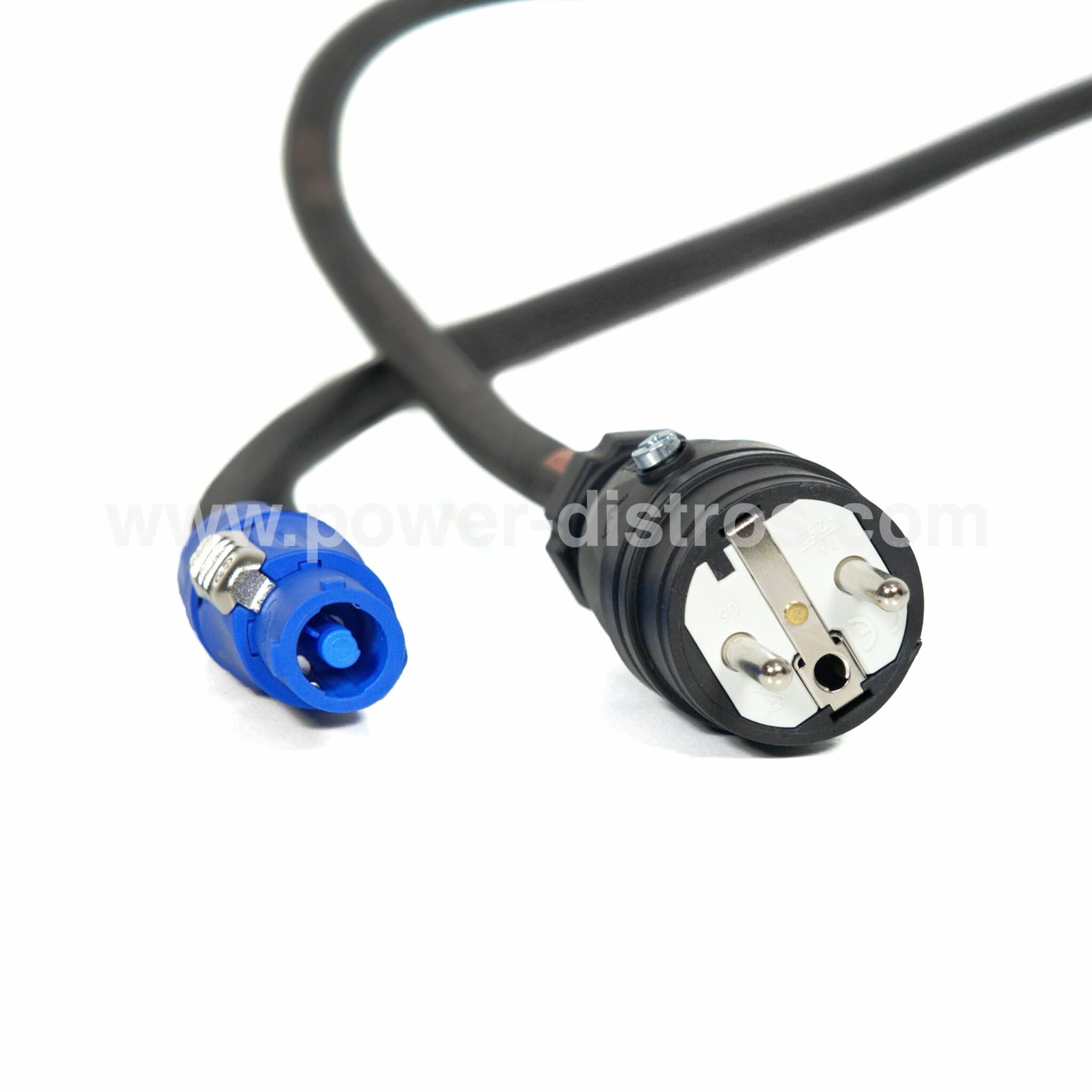 Power Cable – Schuko Male to PowerCon Blue Cables & Extensions 16A ...